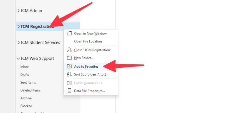 Shared Mailboxes in Outlook – TCM International Institute Shared Mailboxes in Outlook – TCM International Institute