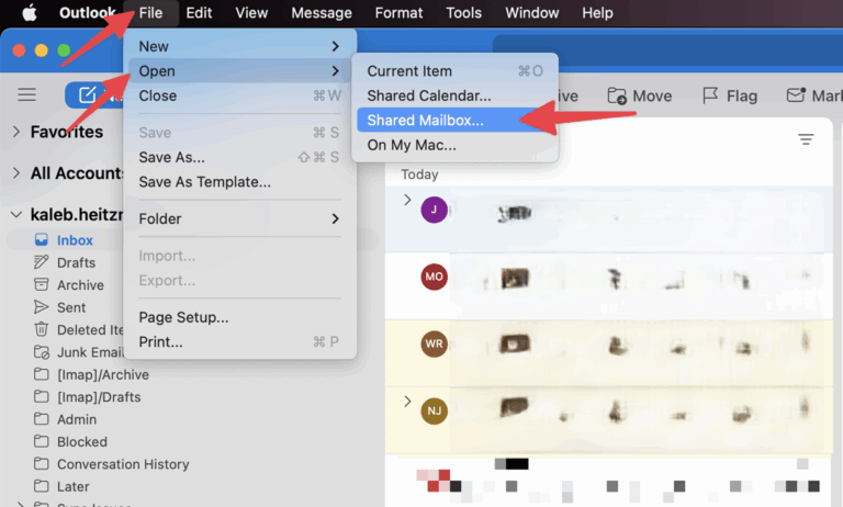 Shared Mailboxes in Outlook – TCM International Institute